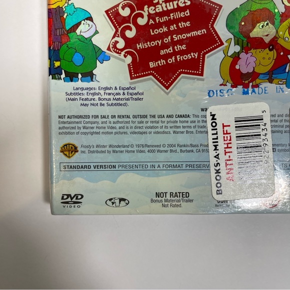 Warner Bros. | Other | New Frostys Winter Wonderland Dvd Remastered ...